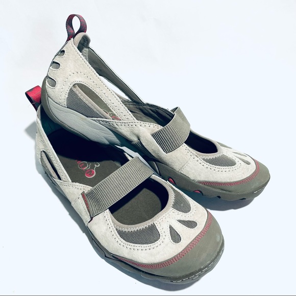 Merrell | Shoes | Merrell Mimosa Tan Leather Walking Shoes Aluminum ...